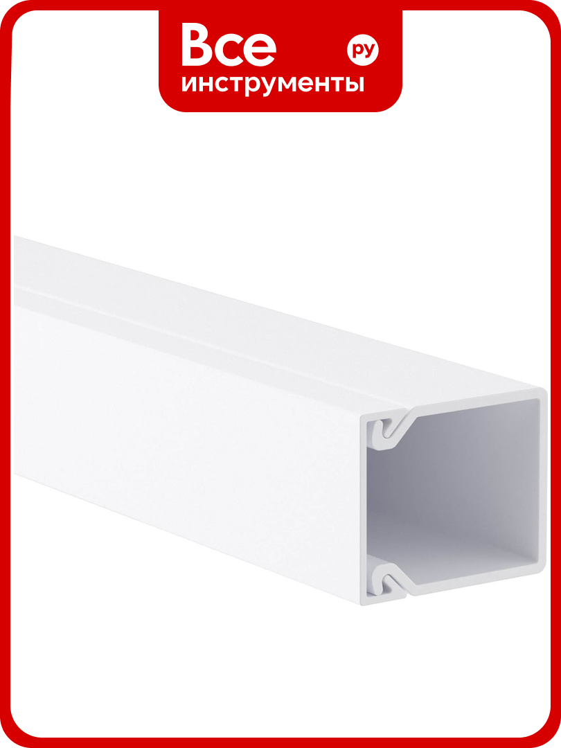 Кабель-канал DKC TA-EN 00323DIY для проводки кабеля, PVC, белый, степень защиты IP40, двойной замок, магистральный тип