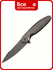 Складной нож Ruike черный P128-SB с покрытием Stonewash, стальная рукоять и клип...