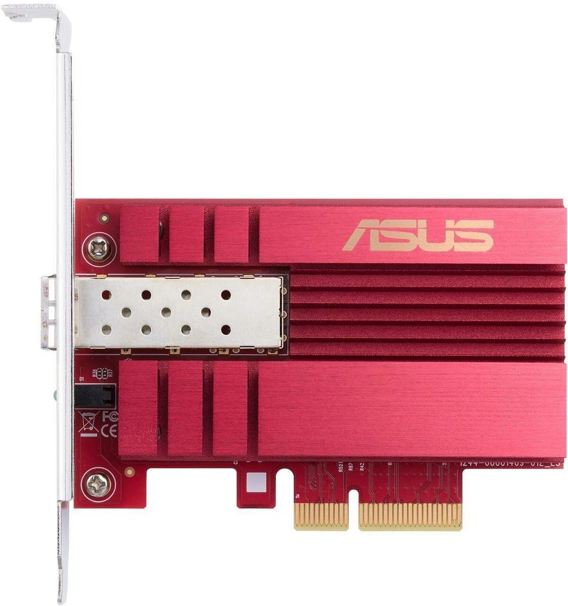 ASUS Сетевой адаптер 10G Etherrnet Asus XG-C100F PCI Express x4 (упак:1шт)