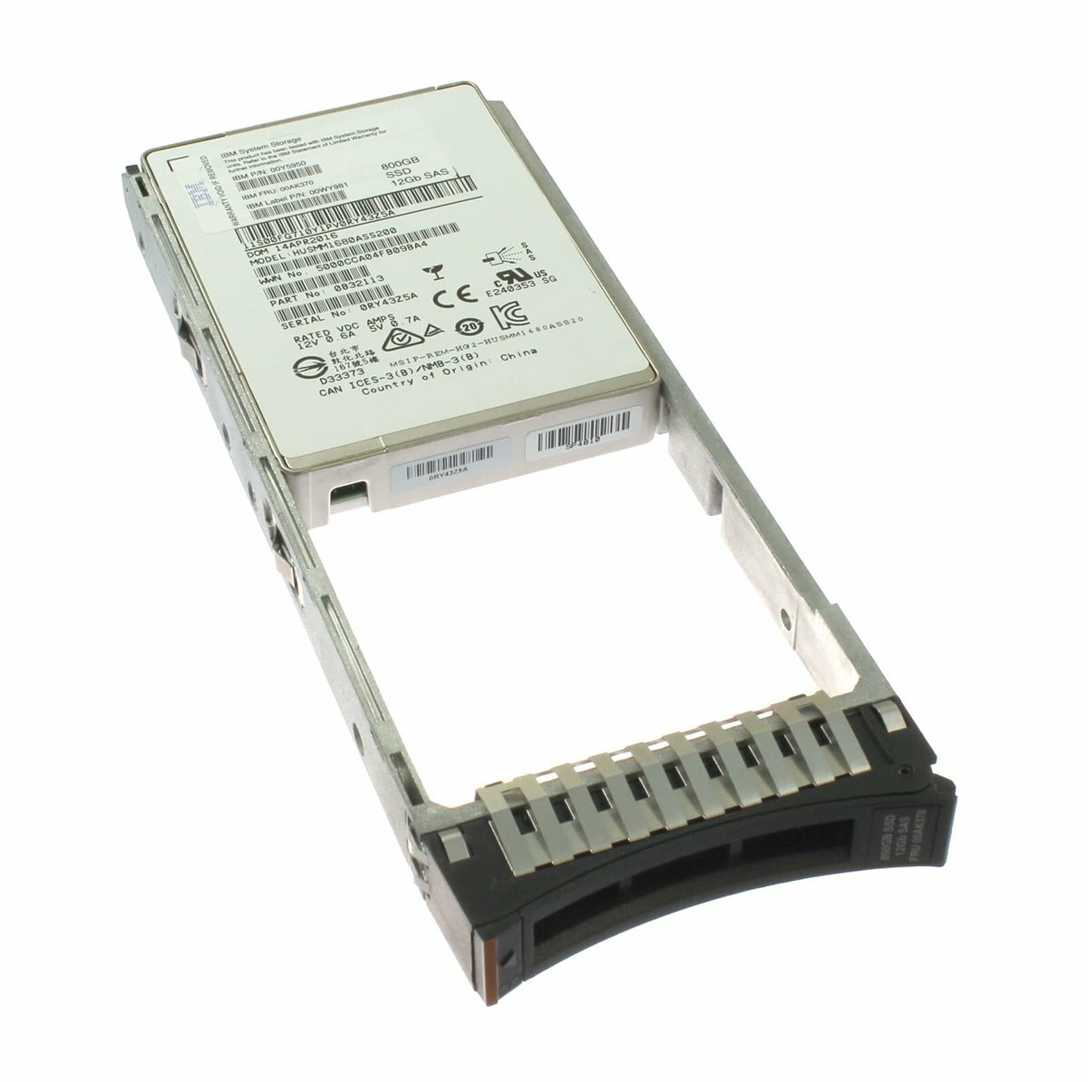 Жесткий диск IBM 800Gb SAS 2.5" SSD 00WY981