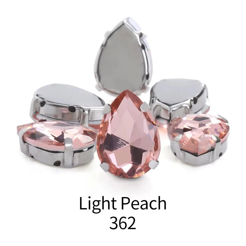 Стразы Light Peach 362 для шитья
