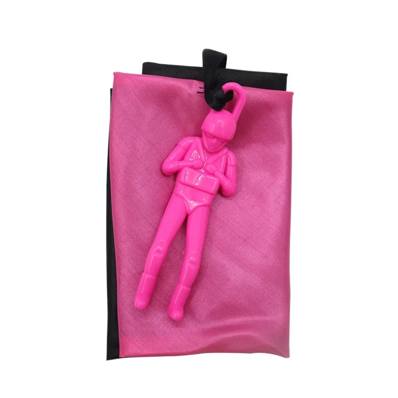 Детский парашют из пластика 5 шт Розовый, 1pcs rose red