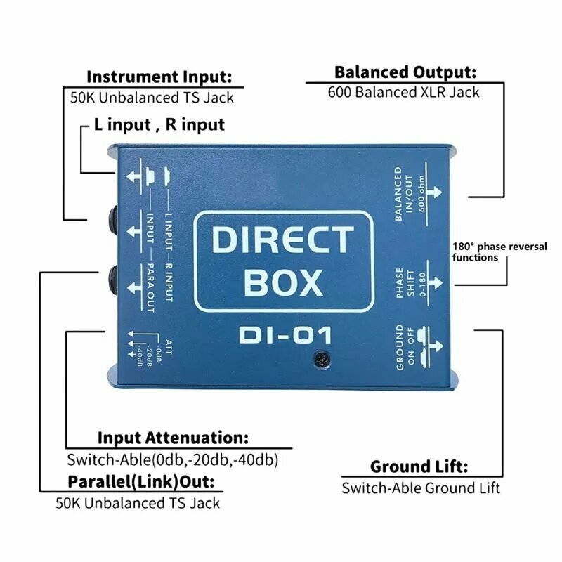 ( T R) Пассивный DI-Бокс С Прямым Впрыском DIBOX Direct Box
