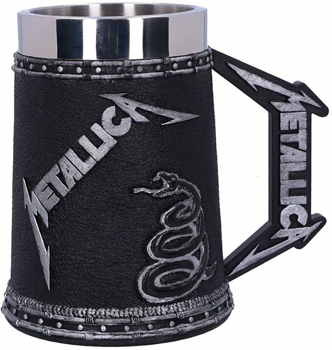 Кружка Nemesis Now - The Black Album - Официально лицензированная "Черного альбома" группы Metallica, 500 мл, цвет черный, B5220R0