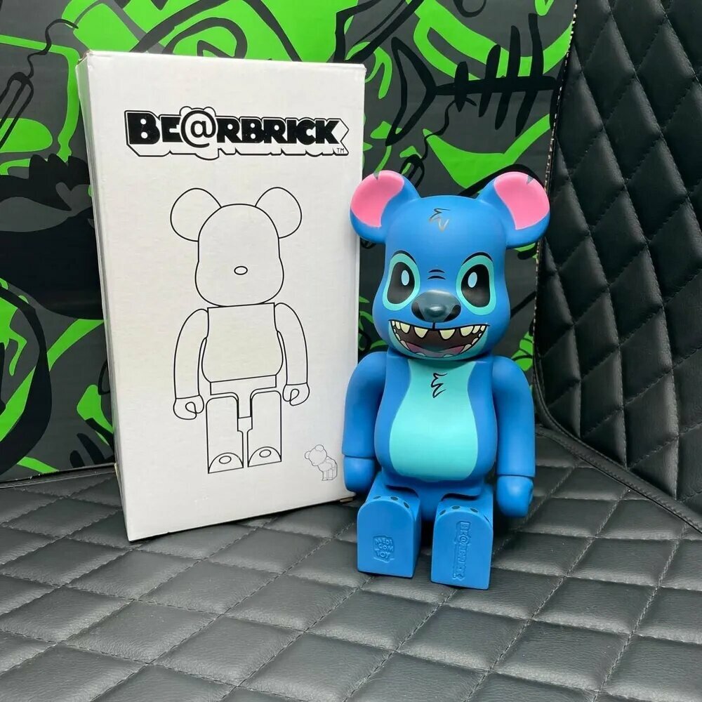 Игрушка Bearbrick Стич 28см — фото 1