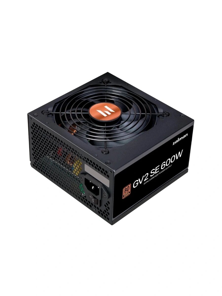 Блок питания Zalman ATX 600W ZM600-GV2SE 80+ bronze (20+4pin) 120mm fan 6xSATA RTL