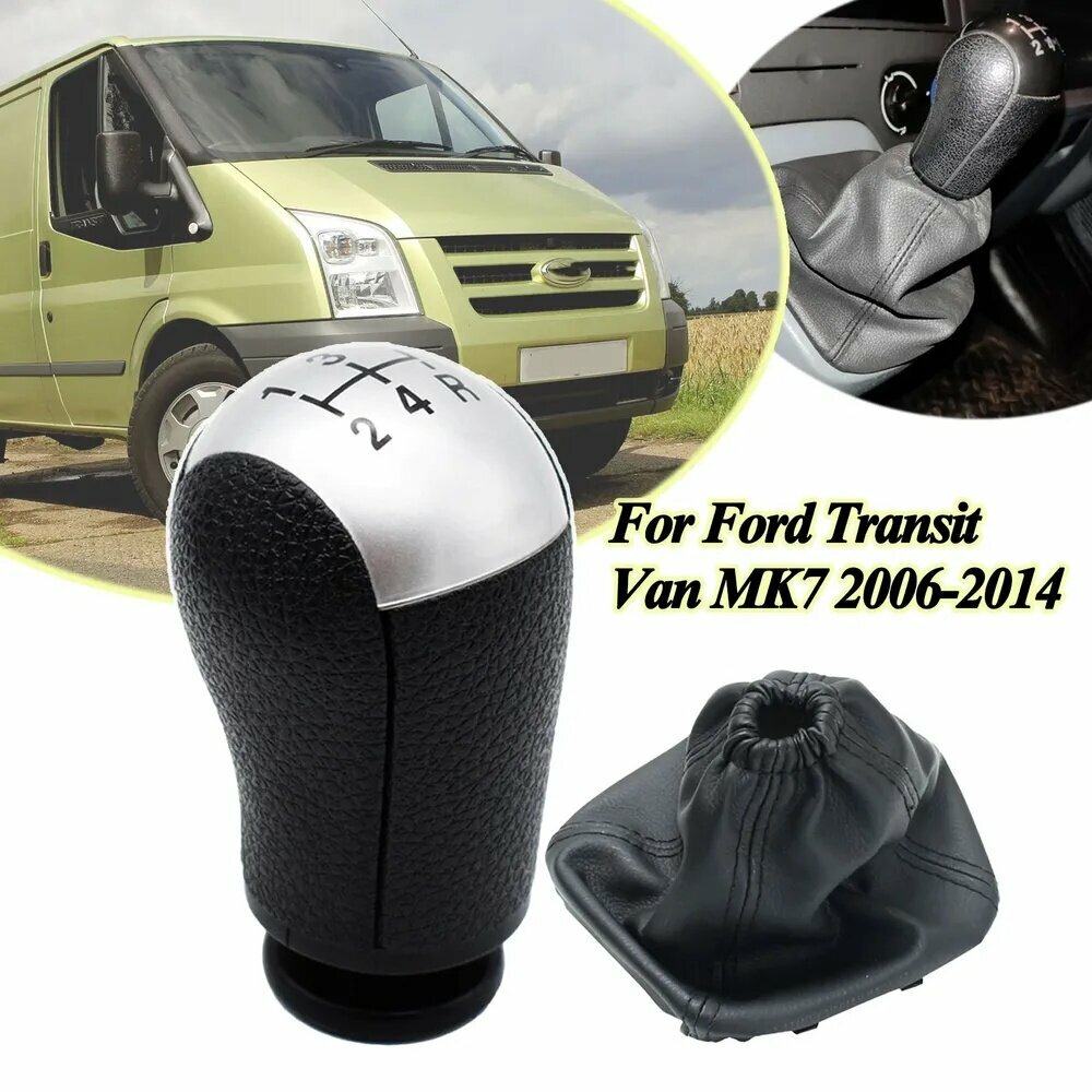 Ручка переключения передач, гетра для Ford Transit MK7, рычаг переключения передач, чехол для багажника из искусственной кожи, защитный чехол для защитной рамы 2006-2014