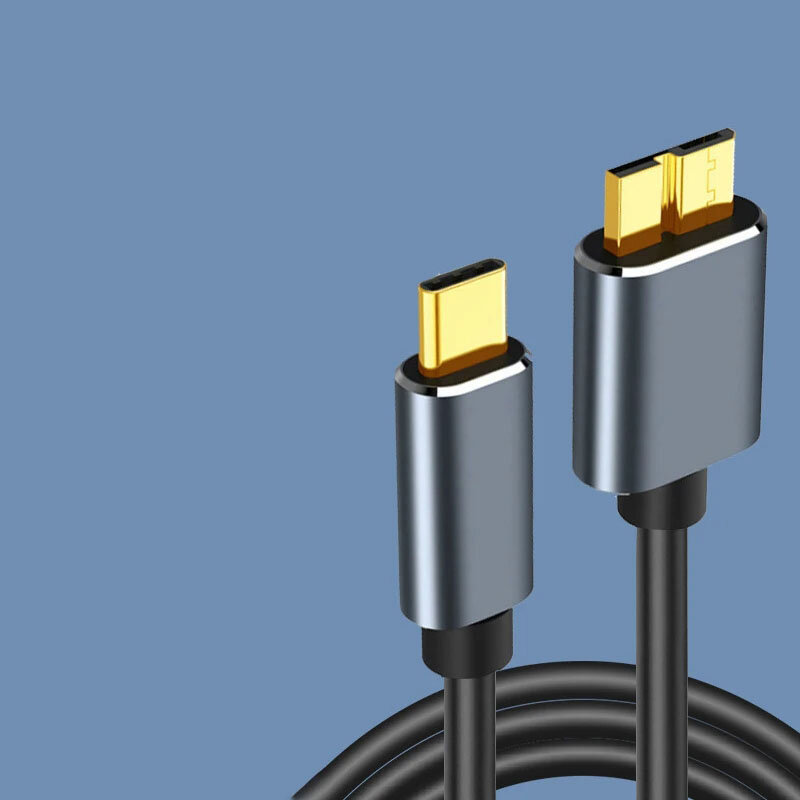 Кабель Micro B USB 3.0 to Type C, разъем для зарядки, синхронизации, передачи данных со скоростью 5 Гбит/с, кабель Type-C to USB 3.0 Micro B, жесткий диск, кабель для передачи данных