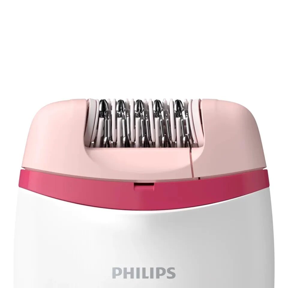 Эпилятор Philips BRE235/00 Satinelle, 2 скорости, для тела и чувствительных зон, белый/розовый — фото 1