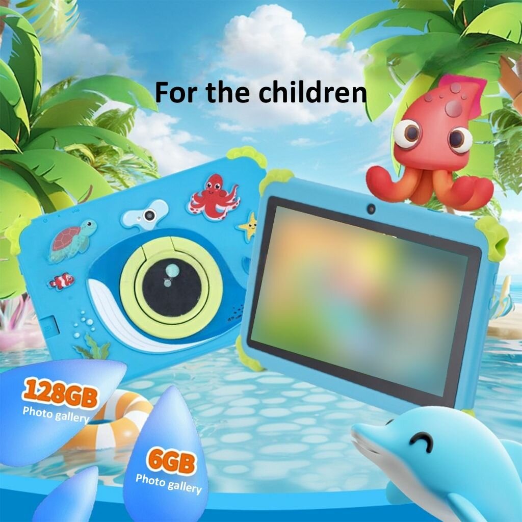 Обучающий планшет Sakura Kidsecond YC0697, Android, 7", розовый — фото 1