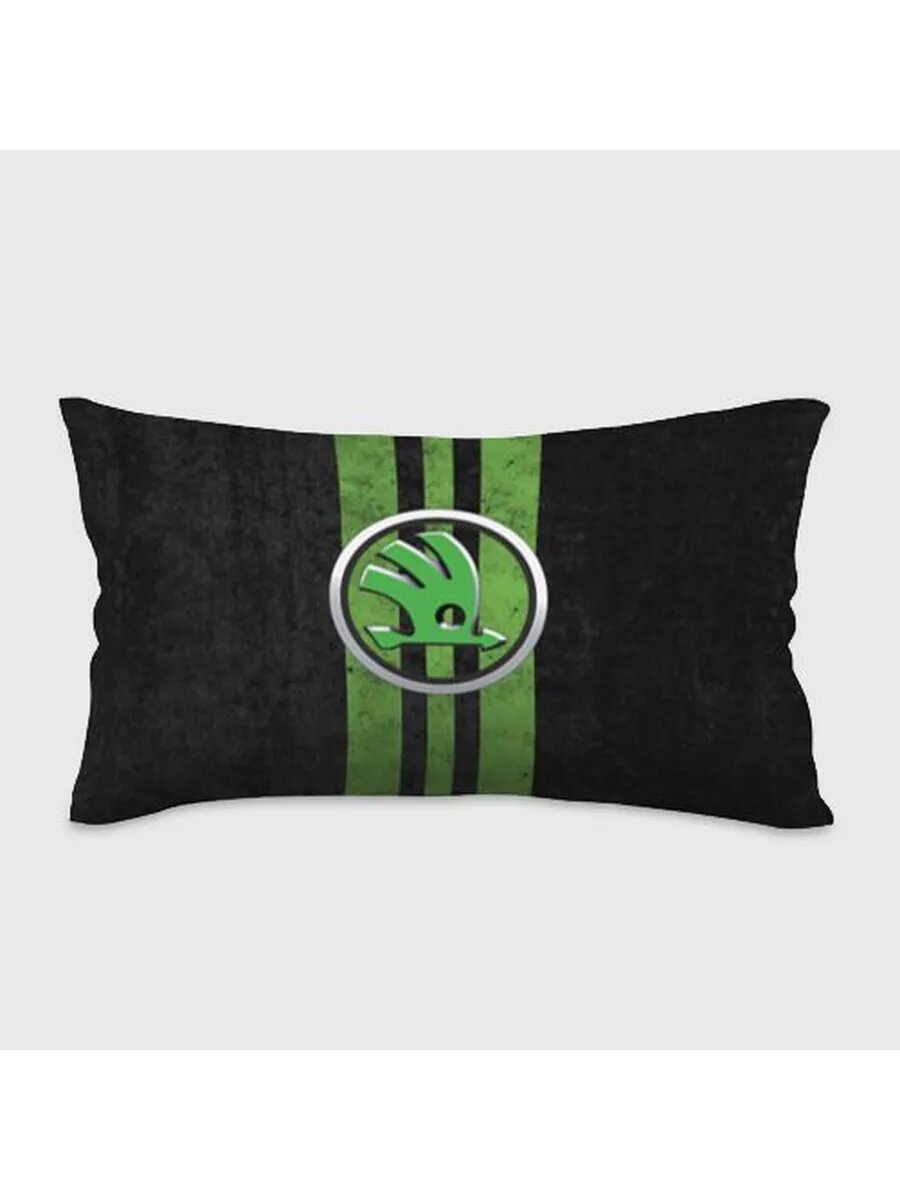 Skoda green logo Подушка