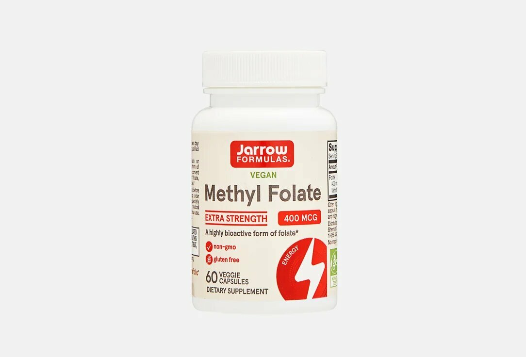 Jarrow Formulas 400 мкг в капсулах Метилфолат 60 шт