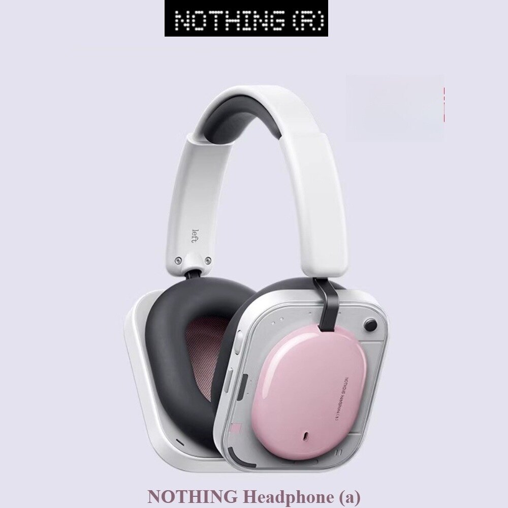 NOTHING Headphone(a) Гарнитура Bluetooth-гарнитура, высокое разрешение с шумоподавлением, подключение к двум устройствам