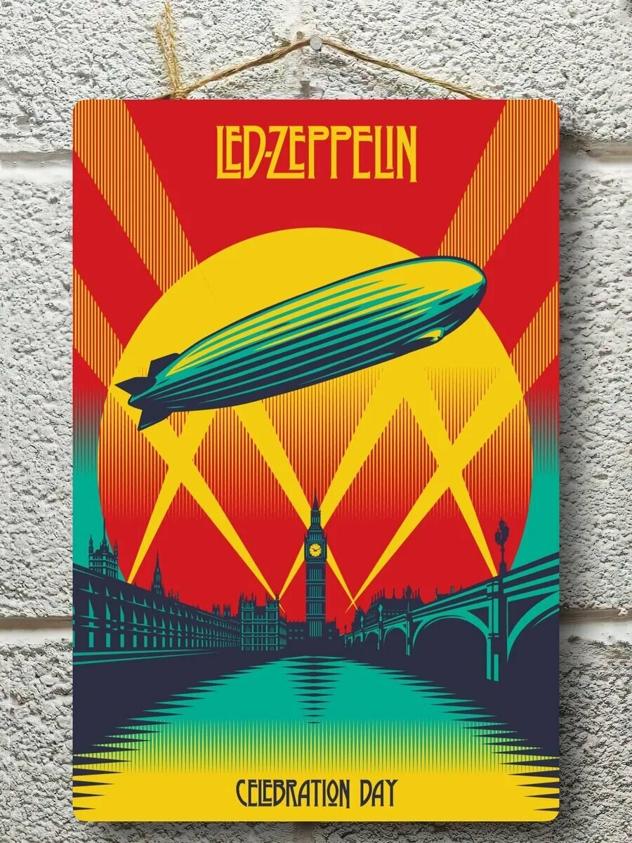 Постер "Led Zeppelin", 30 см х 20 см