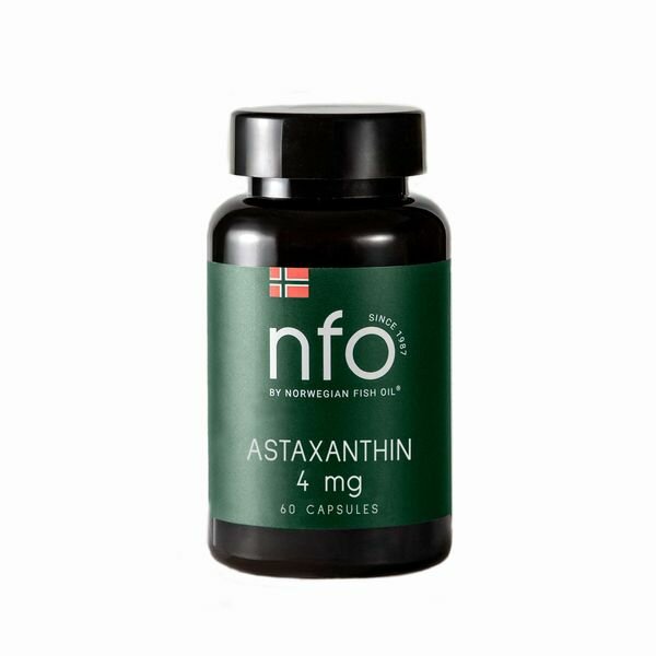 Астаксантин NFO/Норвегиан фиш оил капсулы 700мг 60шт