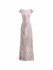 Платье Gemy Maalouf Beaded sequin-embellished dress, размер 4, коралловый/розовы...