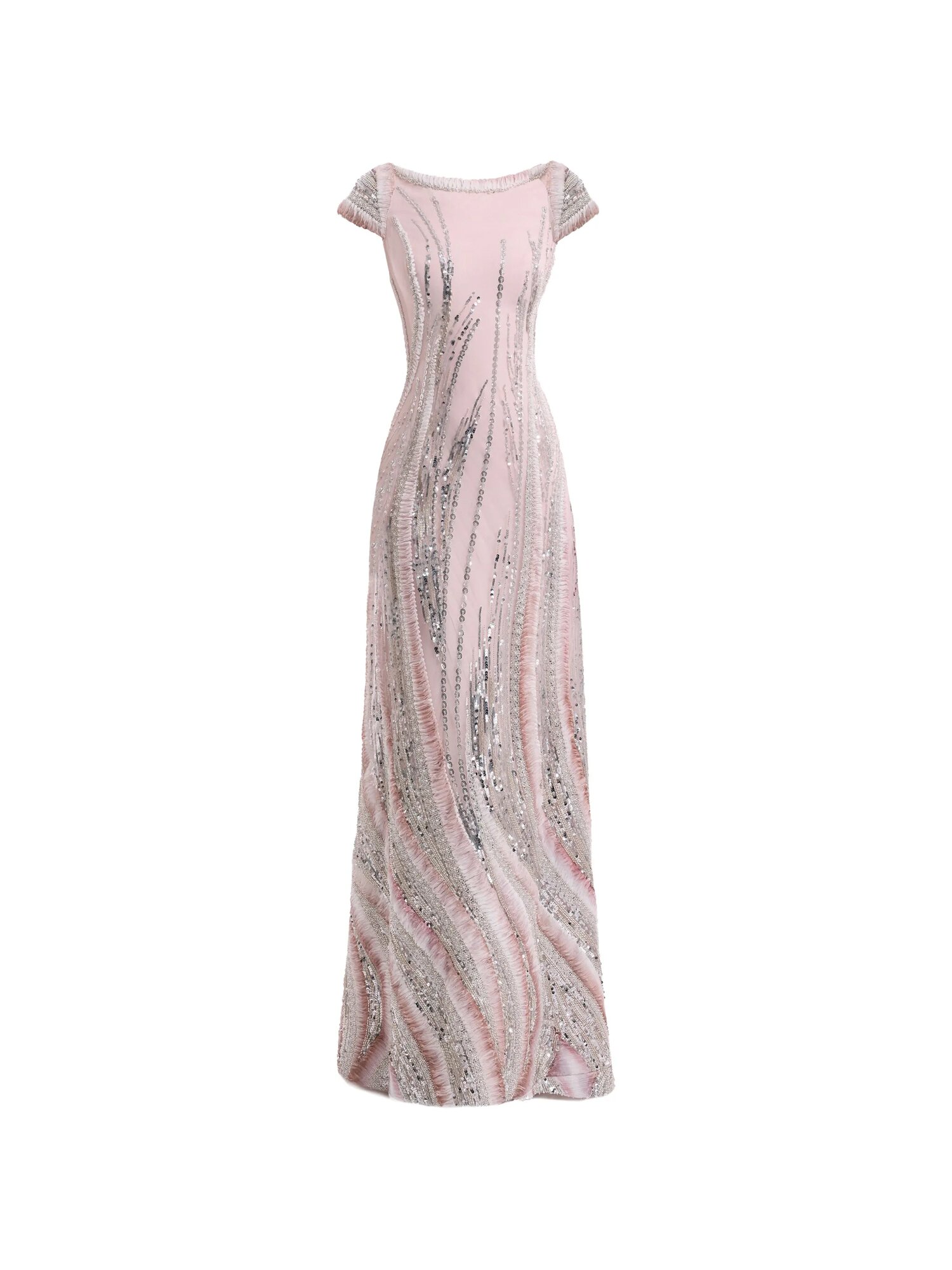 Платье Beaded sequin-embellished dress