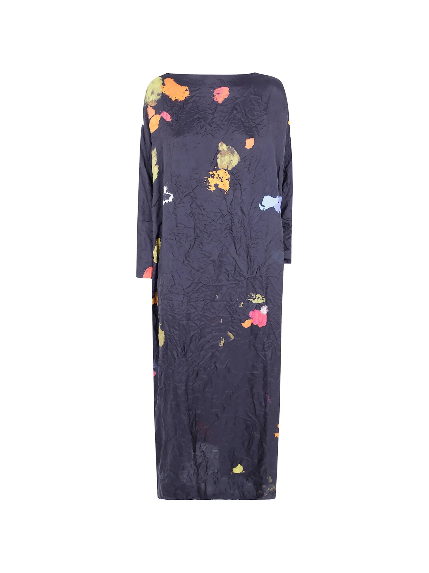 Платье Crinkled abstract-print maxi dress