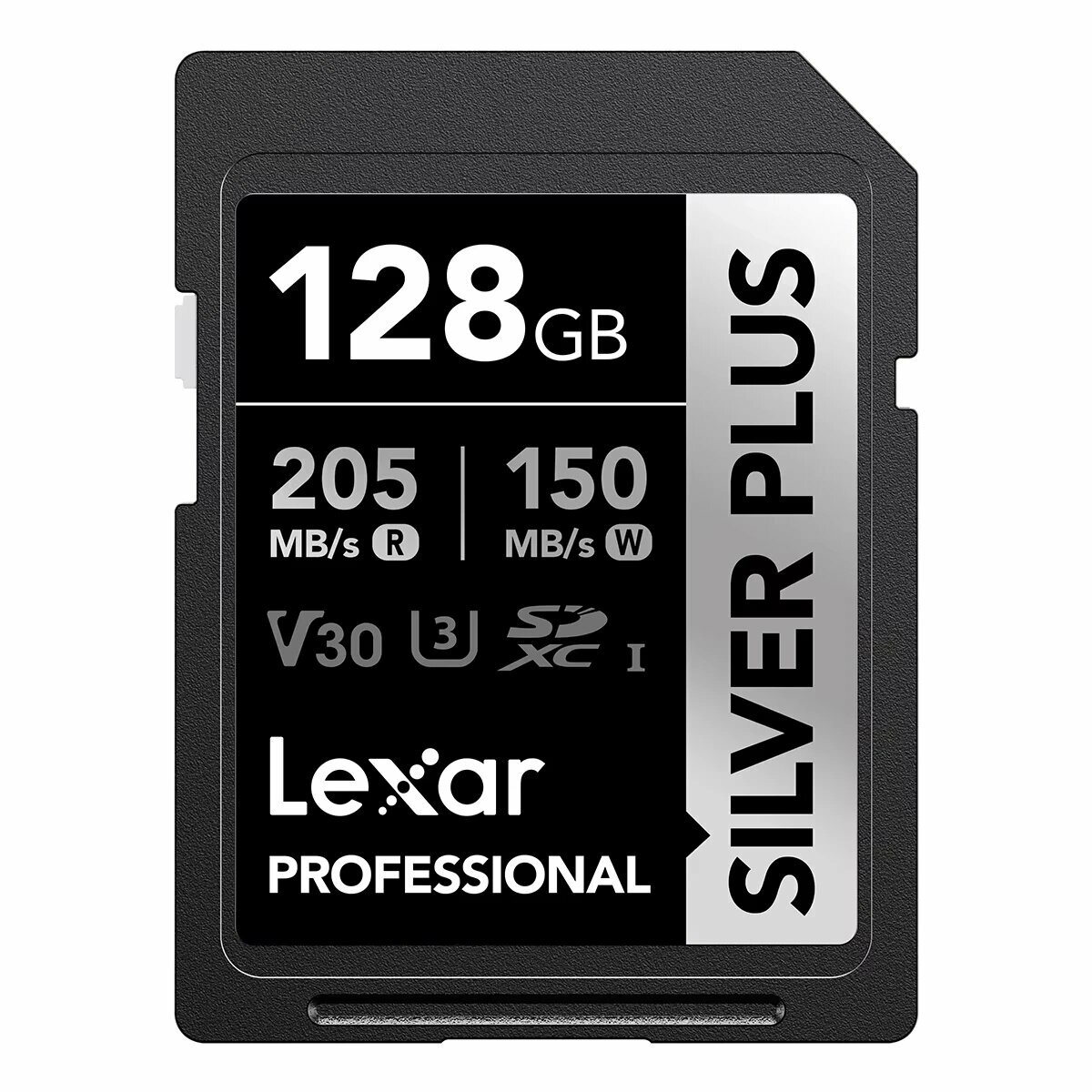 Lexar SILVER PLUS SDXC карта памяти 64ГБ/128ГБ/256ГБ 128 ГБ
