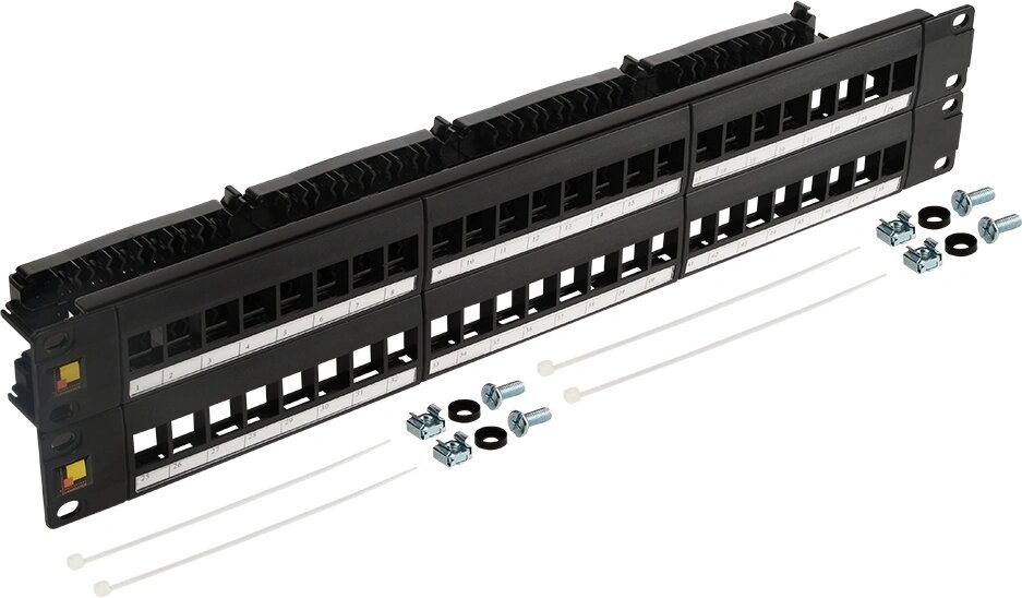 Патч-панель наборная Lanmaster LAN-PPN48OK-UTP 19 2U UTP
