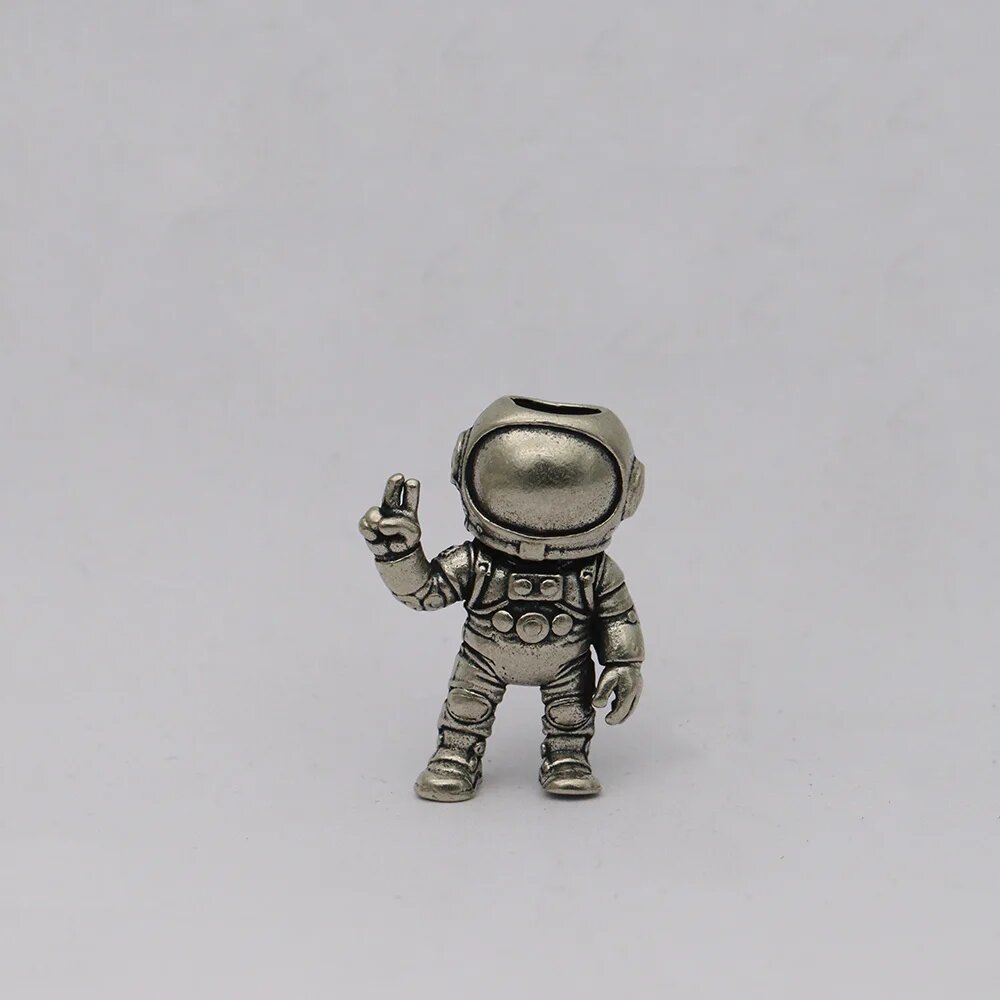 Подвески из латуни "Космонавт" Antique Silvery