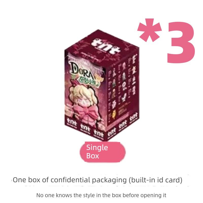 Официальный набор из 3 штук серии TNT Dora Magical Night Blind Box с скрытыми вариантами - Коллекционный аниме-мерч