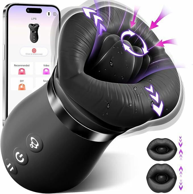 Секс-игрушка Amazon с большим ртом, красной подошвой, красными губами, женский вибратор, язык, лизание, флирт,