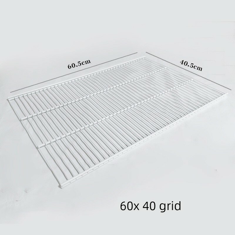 Металлическая сетчатая полка 60,5x40,5 см для компактного хранения, 1 шт.