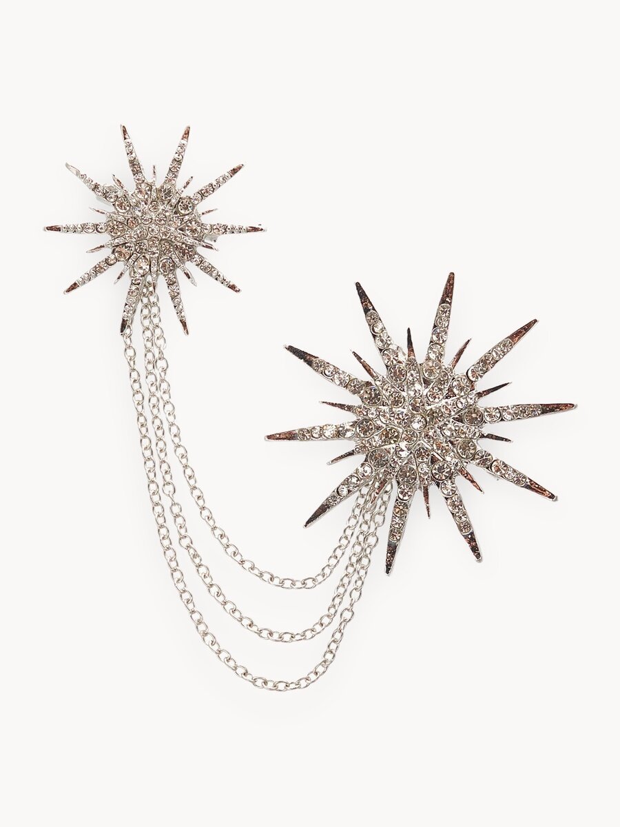 Брошь, стразы