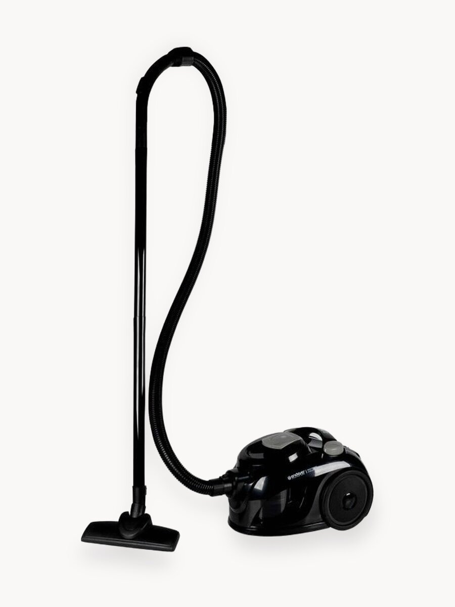 Пылесос Endever SkyClean VC-540 (2100 Вт, 400 Вт всасывания, HEPA-фильтр, 4 л, автосмотка, 2 трубы) черный/серый*