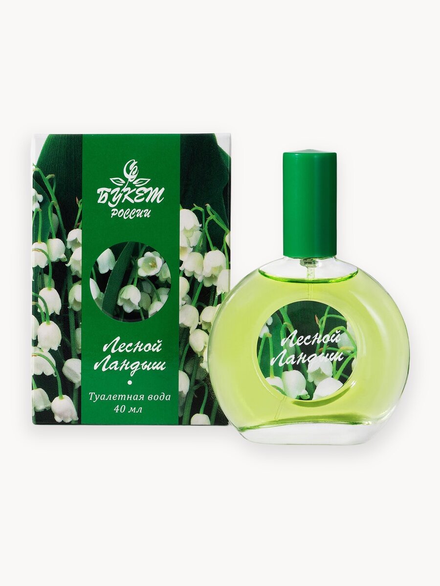 Туалетная вода Букет России "Лесной Ландыш", для женщин, цветочный аромат, 40 мл