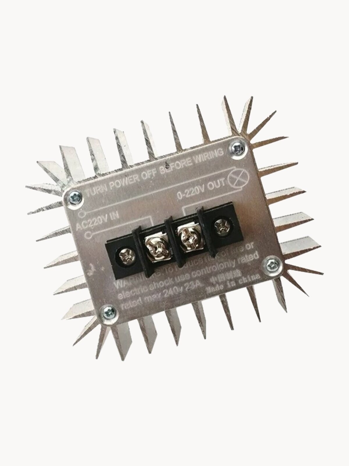 Электрический регулятор мощности (диммер 5000WT) 220 v в корпусе для плавного регулирования мощностей нагревателей