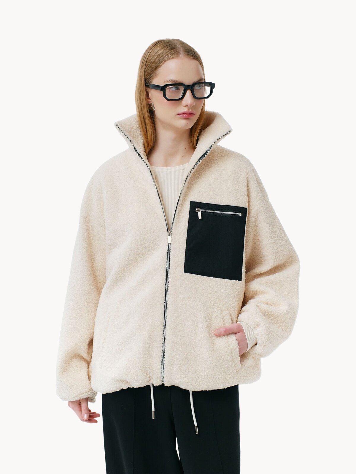 Бомбер из экошерсти