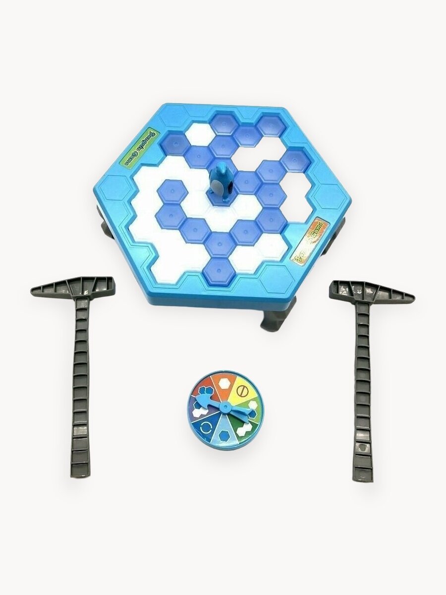 Настольная игра Junfa Toys "Пингвин на льдине", стратегическая, от 3 лет, 2-4 игрока
