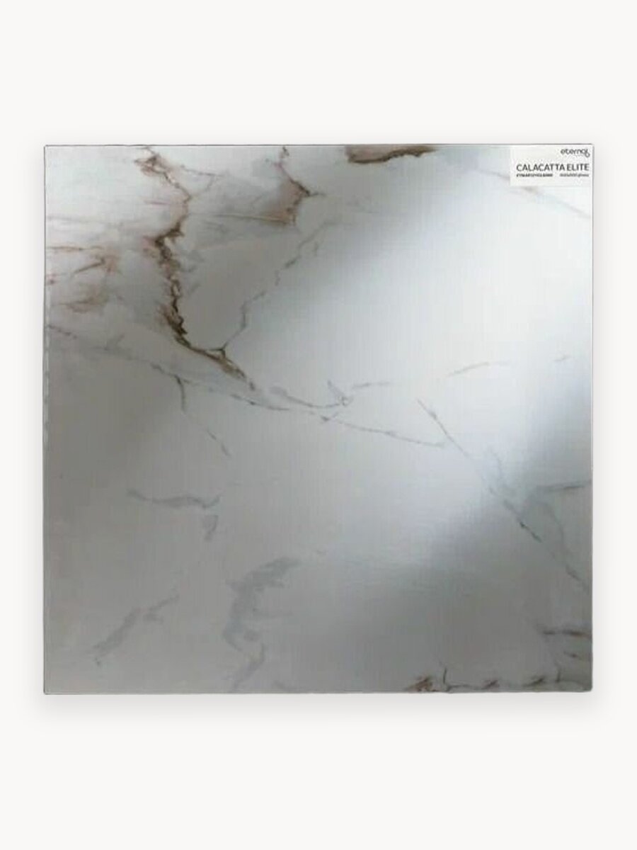 Керамогранит ETERNAL 60 х 60 см, CALACATTA ELITE, глянцевый, 1,44 м2 в упаковке (4 шт.)