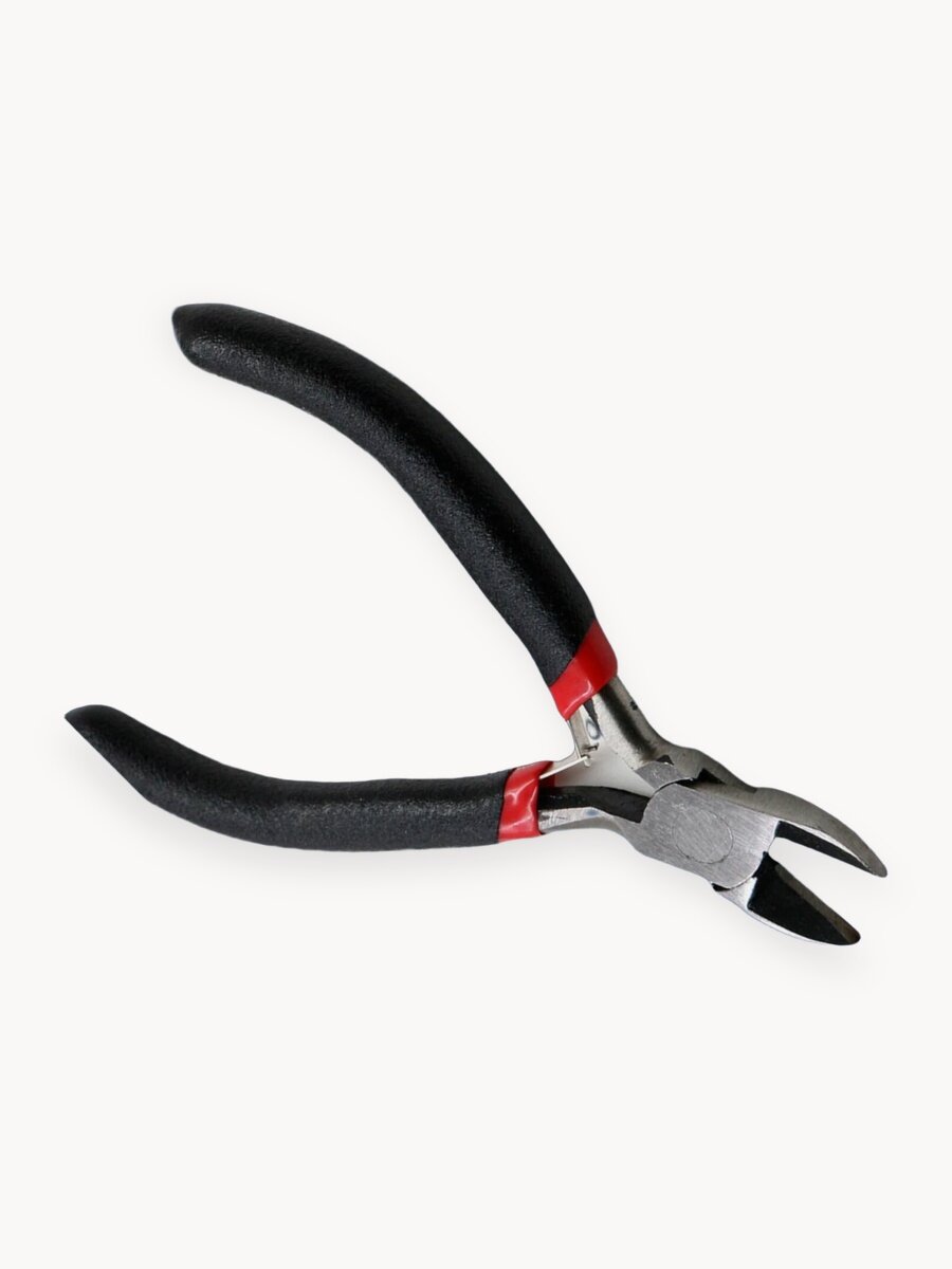 Мини плоскогубцы "Бокорезы", антистатик, хромированные губки, пластиковые рукоятки, 115 мм