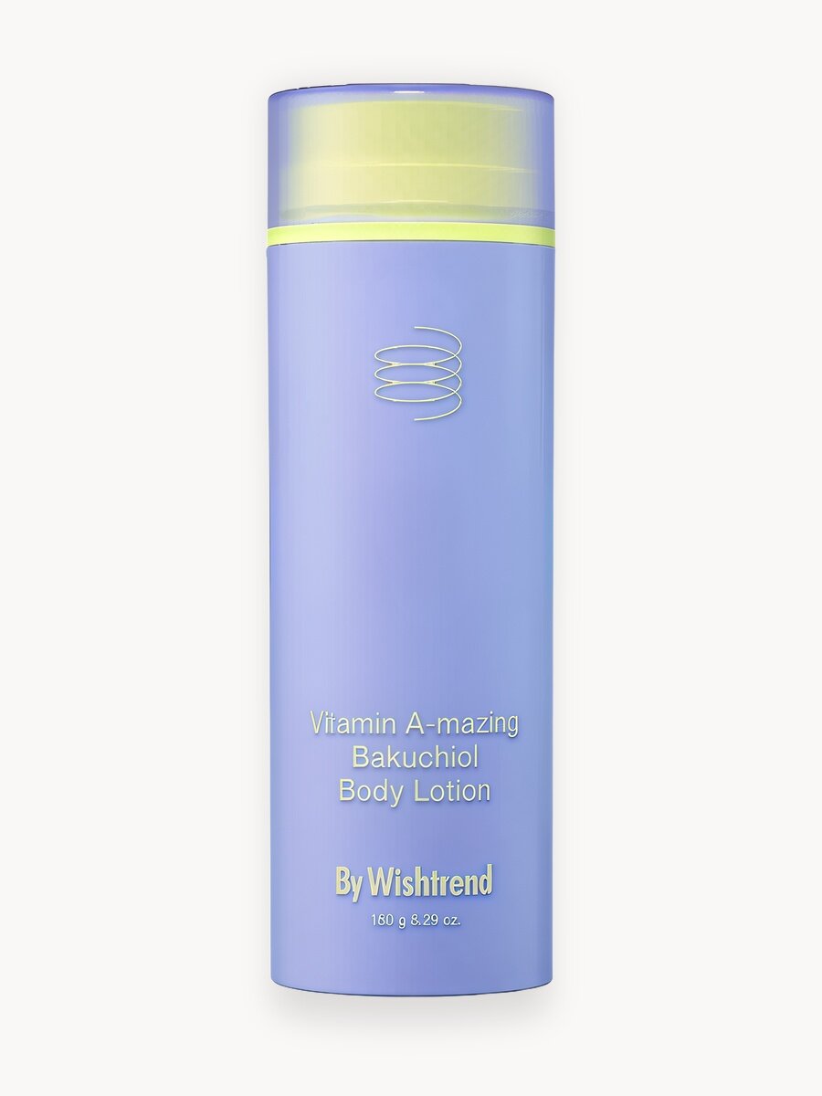 Лосьон для тела с ретинолом и кислотами By Wishtrend, Vitamin A-mazing Bakuchiol Body Lotion, 150 мл