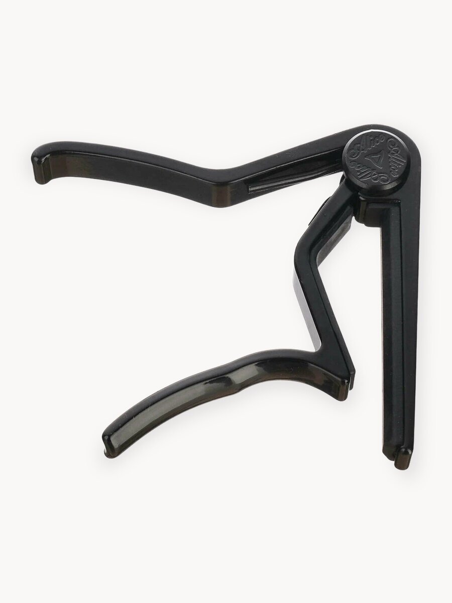 A007D-C Каподастр для классической гитары, черный, металл, Alice