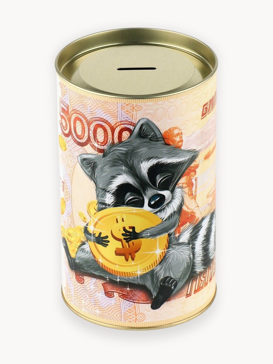 Семейные традиции Копилка для денег, большая XXL "Енот", 20 х 12,5 см