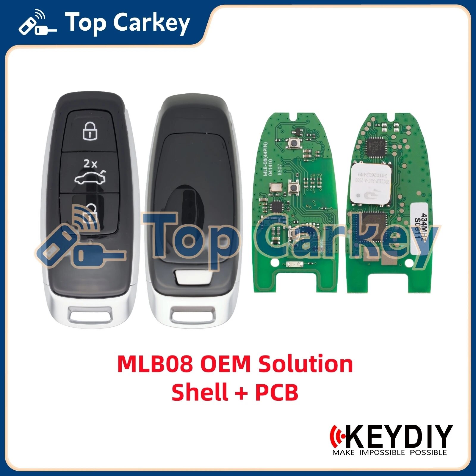 MLB08 Keyless Shell + PCB KEYDIY Non-OEM