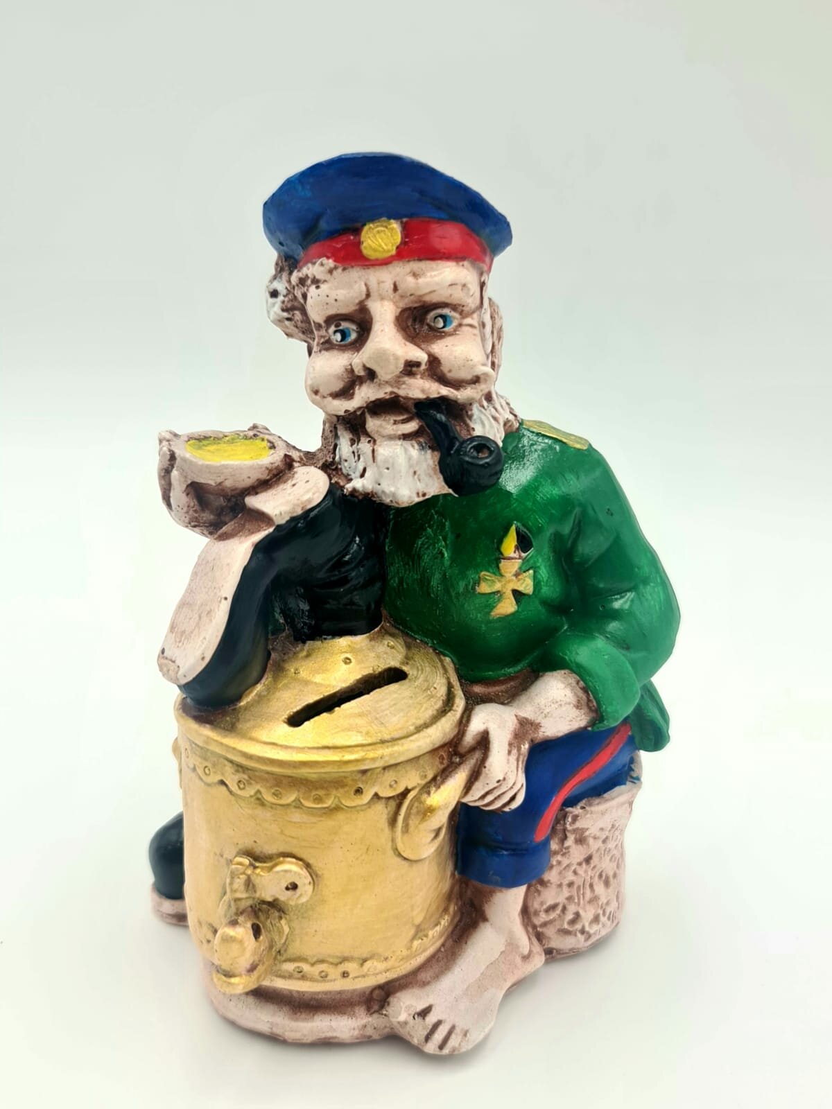 Копилка "Щукарь", высокопрочный гипс, отечественное производство