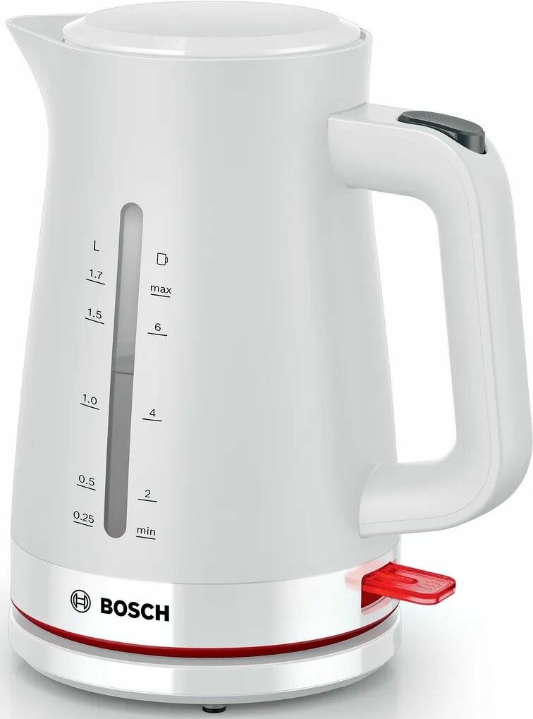 Электрический чайник Bosch TWK 3M121, 2400 Вт, 1.7 л, белый