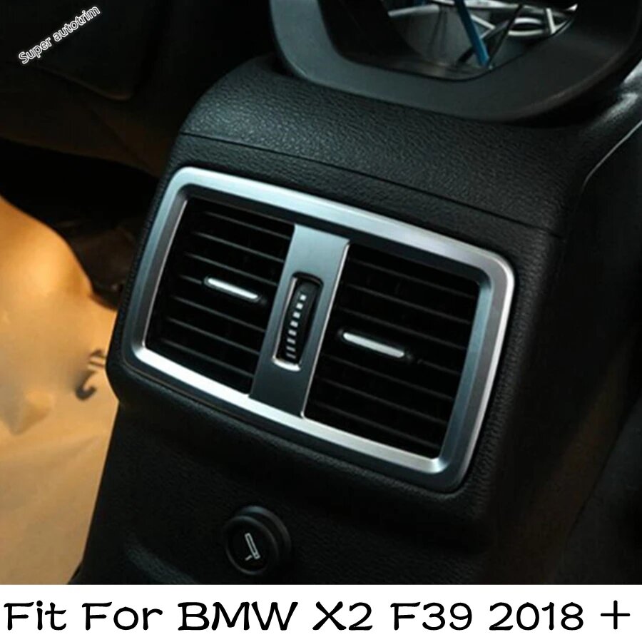 Lapetus для BMW X2 F39 2018-2021 ABS подлокотник, заднее сиденье, кондиционер, вентиляционное отверстие переменного тока, крышка, аксессуары, внутренняя отделка