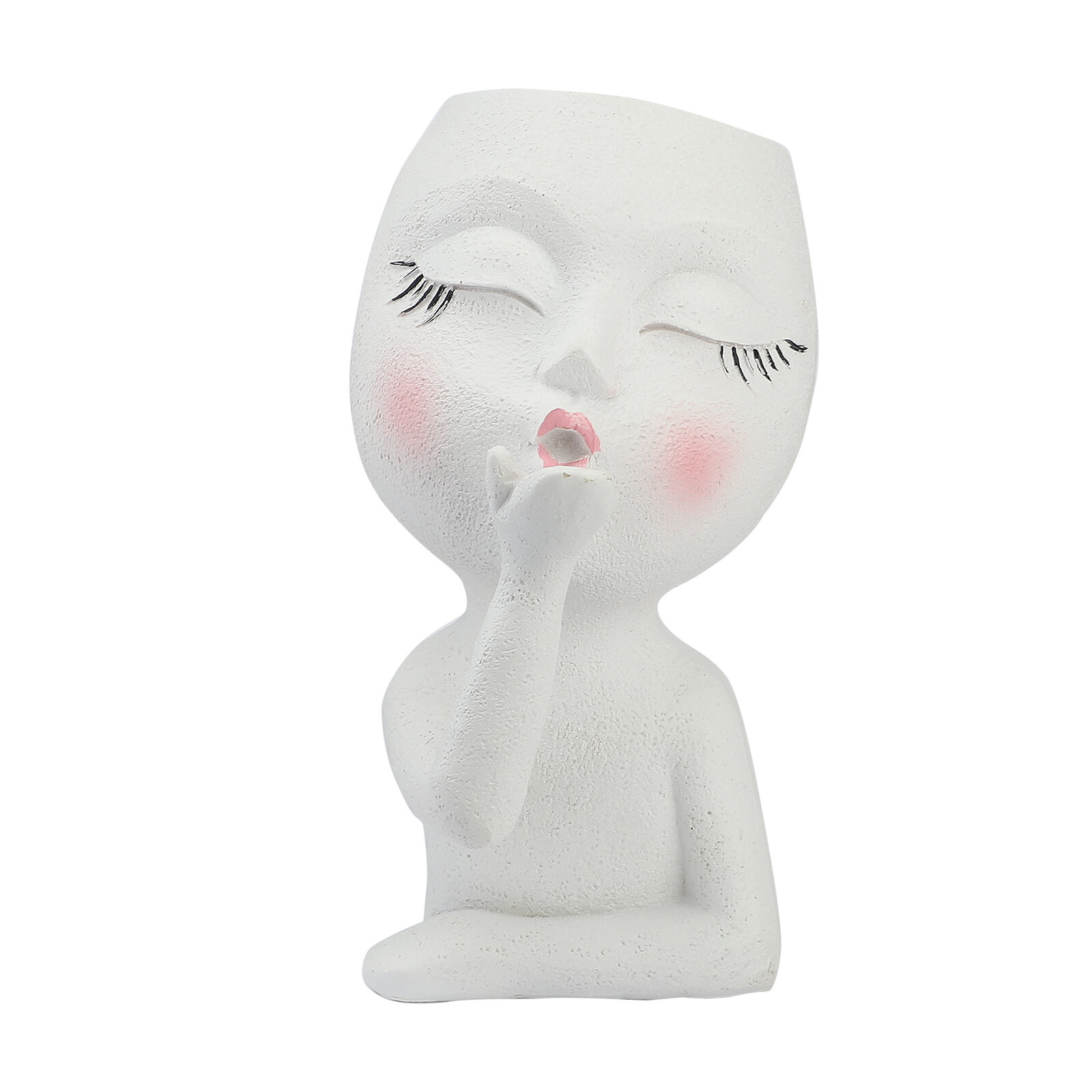 Манекен из смолы цветочный горшок для лица цветочный горшок садовое украшение