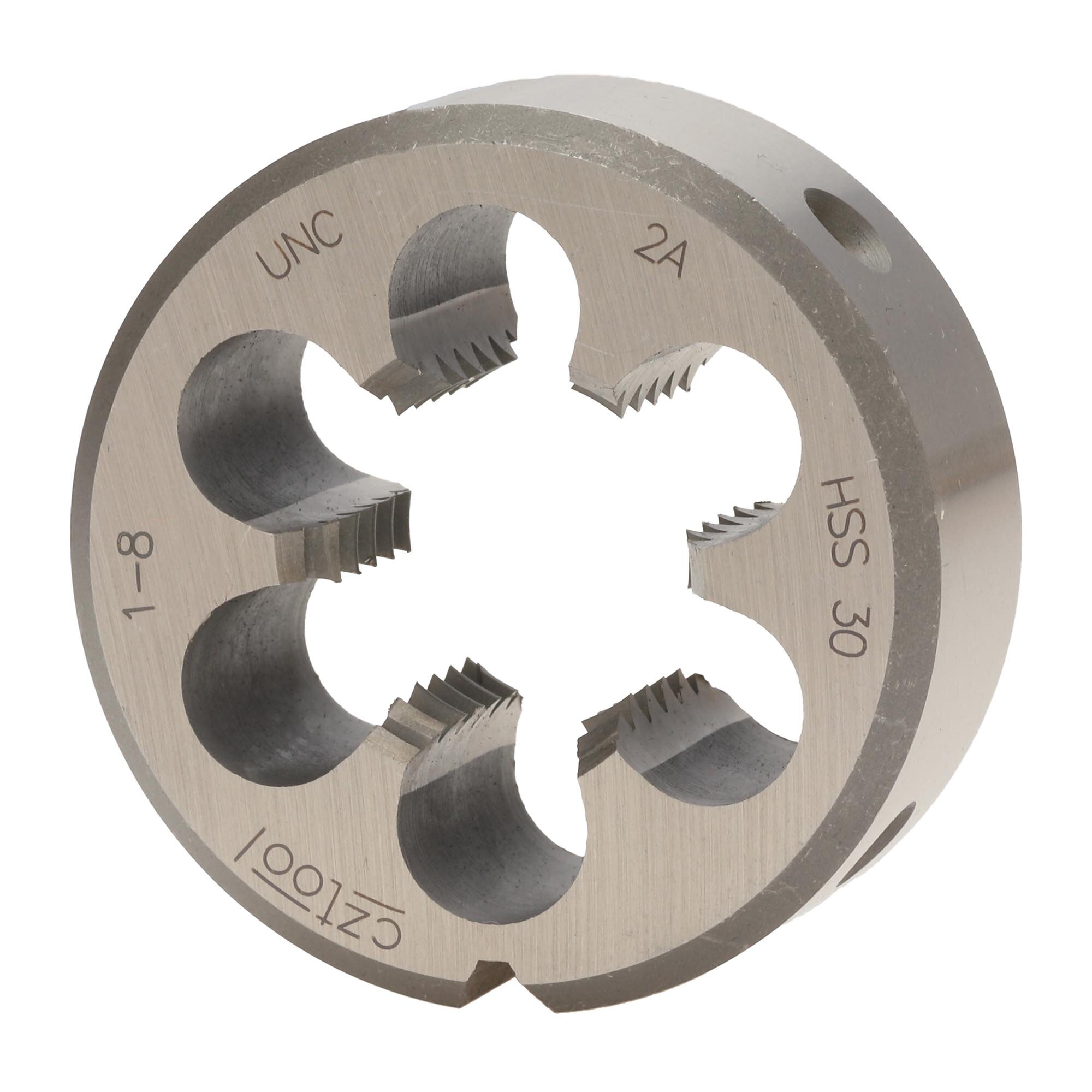 Плашка дюймовая Bucovice Tools UNC 1,0"-8 HSS DIN EN 22568 2A 55x22мм 245100BT