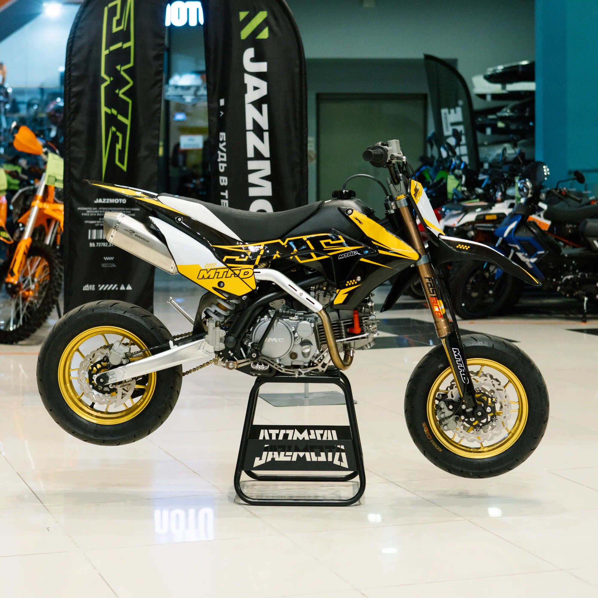 Питбайк - JMC 160 "MOTARD PRO", бензиновый двигатель, мотард.