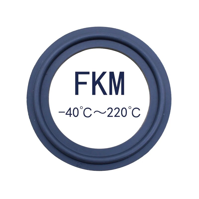 Три зажимные прокладки из силикона, EPDM, PTFE, FKM FKM, 12.7mm-25.2mm, 5 Pcs