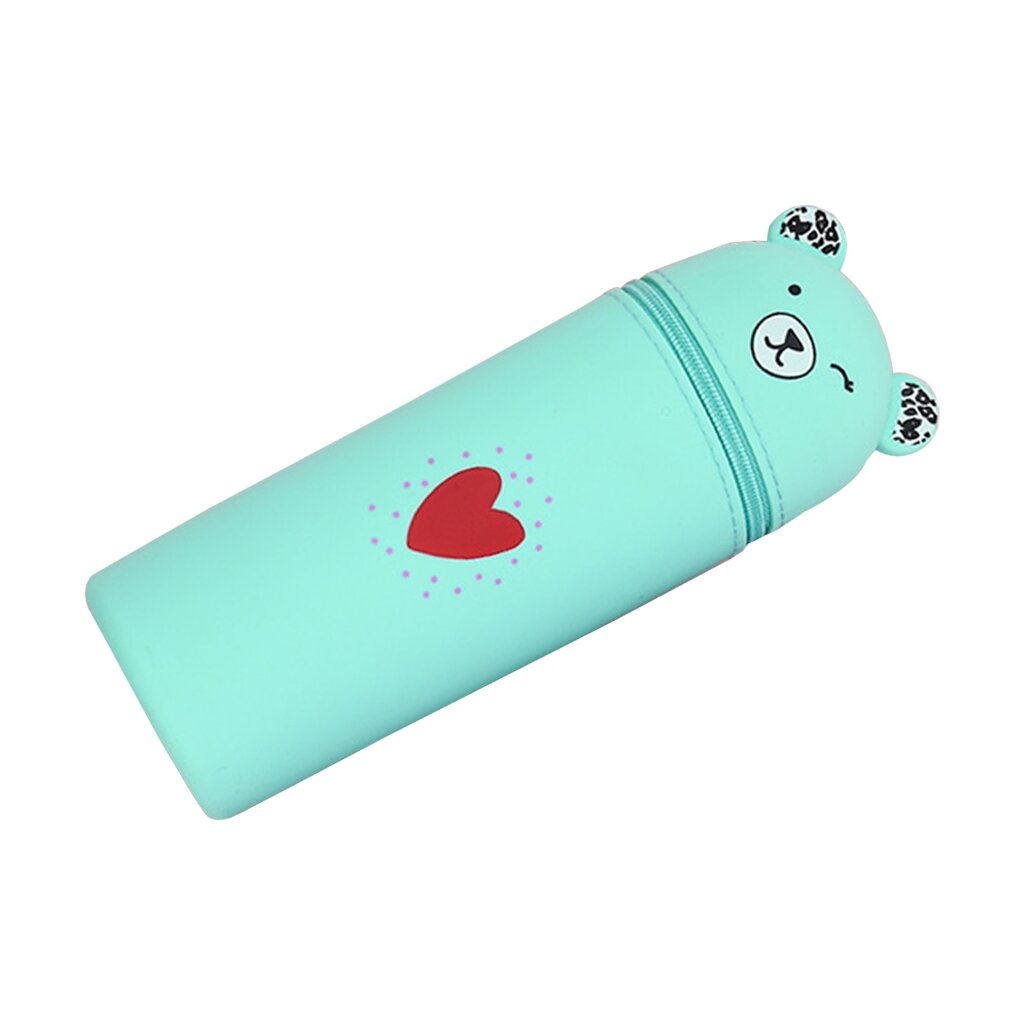 Силиконовая Сумка Для Ручек, Чехлы Для Карандашей, Чехол Для Ручек На Молнии, Постоянный Держатель Для Ручек И Карандашей