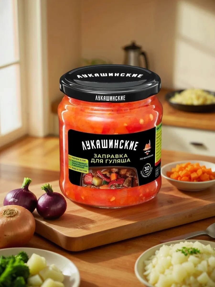 Заправка для гуляша Лукашинские консервы 460 г