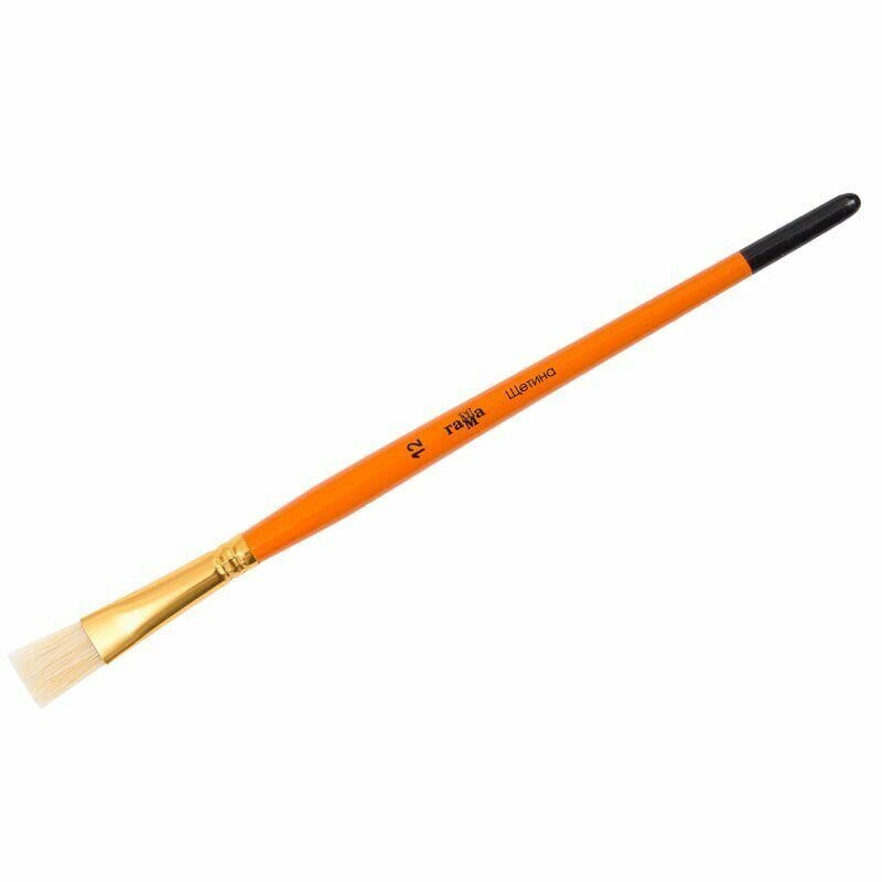 Кисть щетина плоская №12